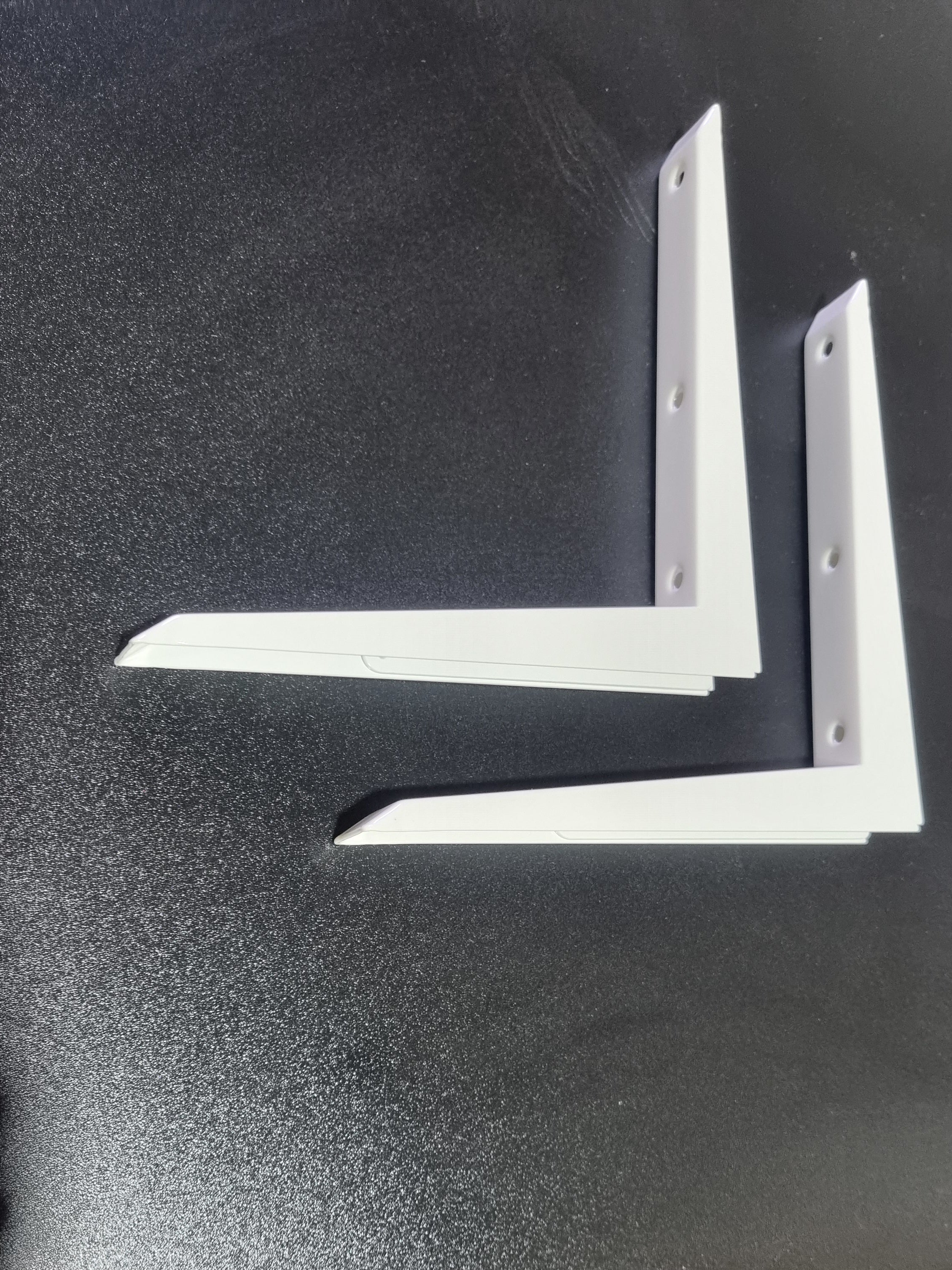 Shelving complete pack, White shelf and brackets set ready to create 1 ...